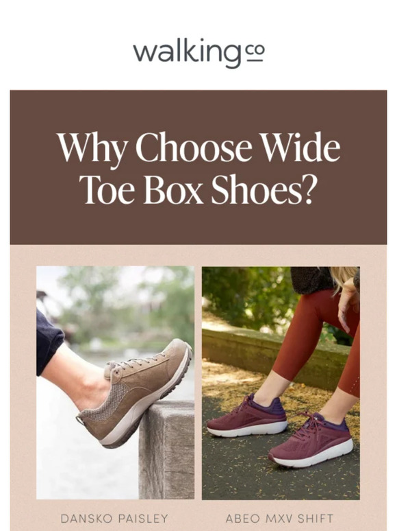 The Walking Company: Happy Feet Ahead: Why Wide Toe Box Shoes Matter! 🧐 ...