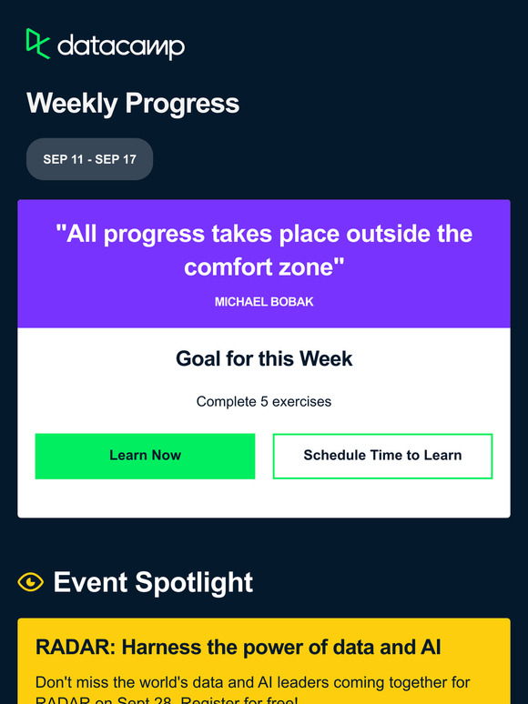 DataCamp: New data courses + more! | Milled