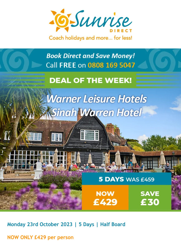 Sunrise Direct: Deal of the Week - Warner Sinah Warren | Milled