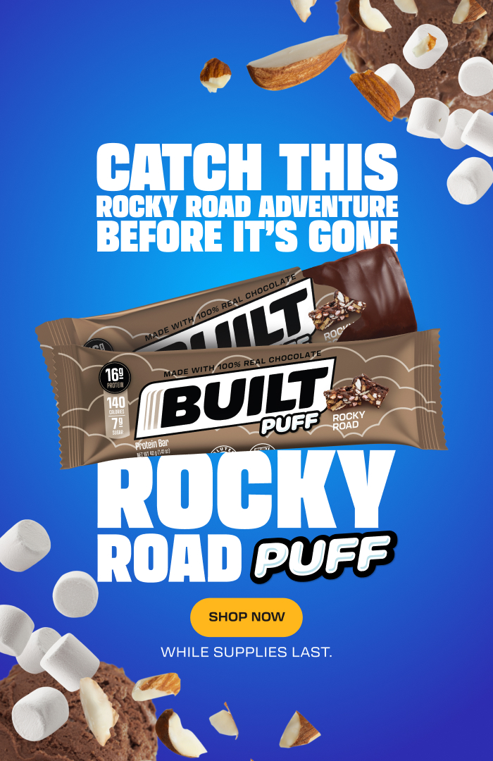 Built Bar: Rocky Road Puffs on sale now! | Milled