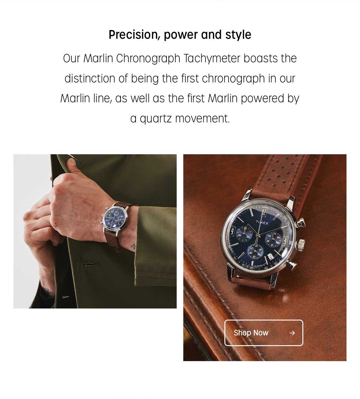 Timex: Introducing the Marlin Chronograph Tachymeter | Milled