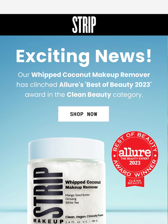 Strip Makeup: 🌟 STRIP Makeup: Allure's 'Best of Beauty 2023' Winner! 🏆 ...