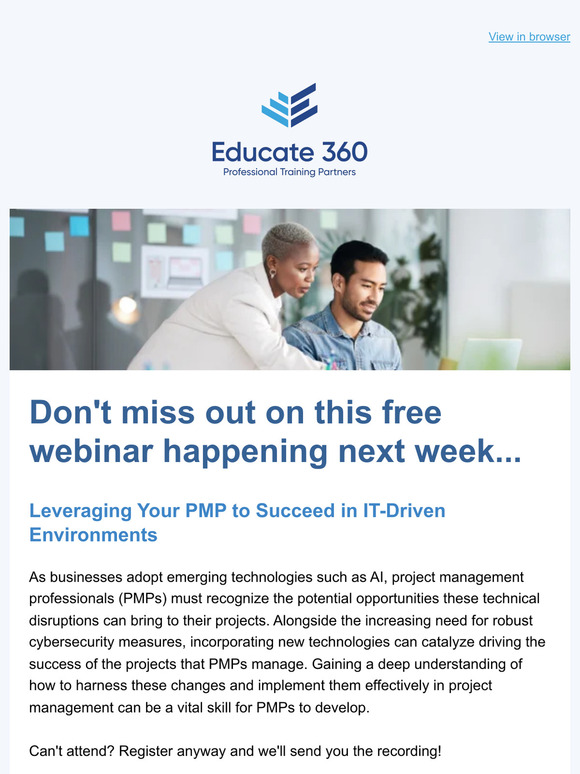 Project Management Academy: Project Management Professionals (PMPs) - Learn to Embrace the ...