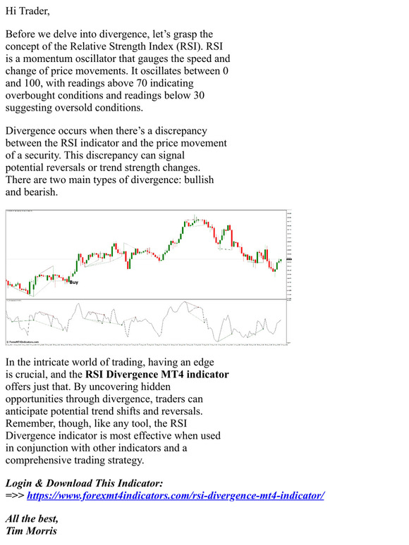 Forexmt4indicators [download] Rsi Divergence Mt4 Indicator Milled