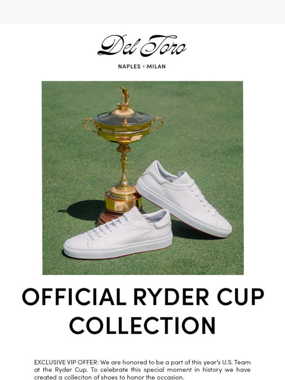 Del Toro: EXCLUSIVE ACCESS: RYDER CUP CAPSULE COLLECTION | Milled