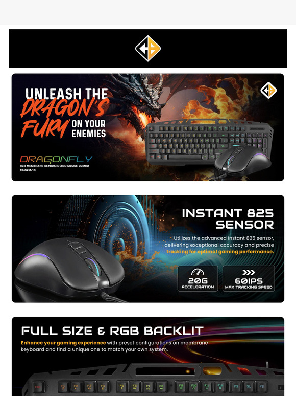 Cosmic Byte: Introducing the Upgraded DragonFly Gaming Combo! Prepare ...