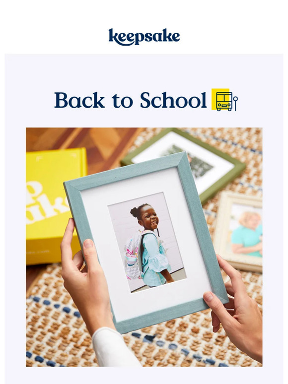 Keepsake Frames: Remember your first day of school? | Milled