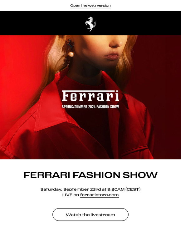 Ferrari: FERRARI SPRING/SUMMER 2024 RUNWAY SHOW | Milled