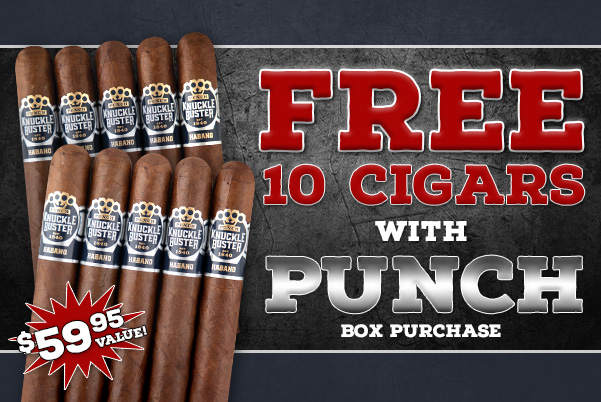 Best Cigar Prices: 🥊 10 Free Cigars with Select Punch Boxes 🥊 | Milled