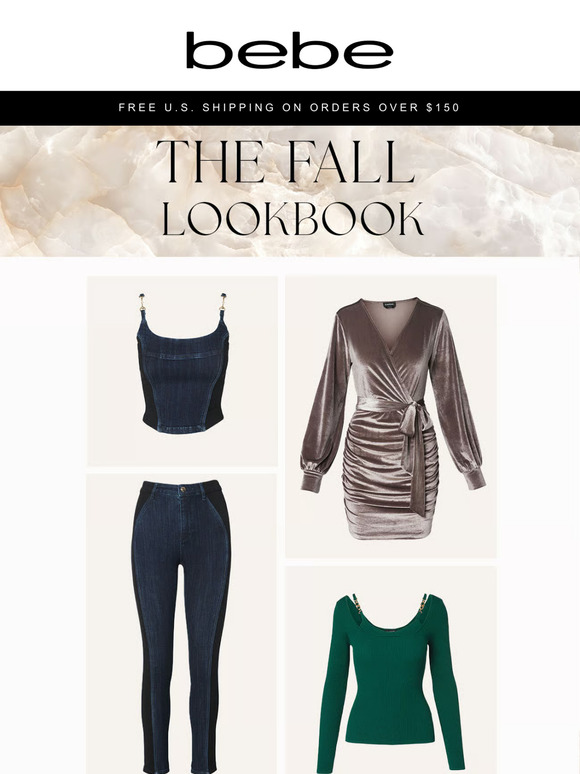 Bebe: Just Dropped: Your Fall Lookbook 🍃 | Milled