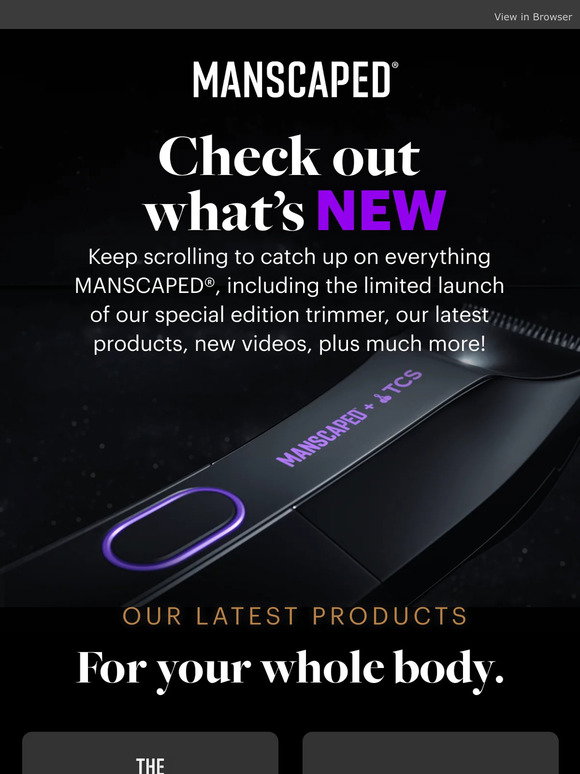 Manscaped: We have some updates for you | Milled
