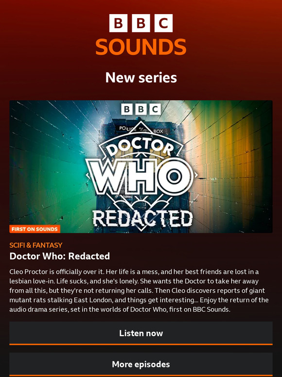 BBC: Doctor Who: Redacted is back | Milled