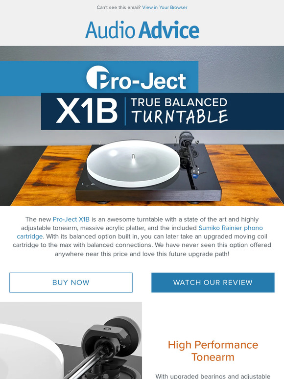 Audio Advice: Pro-Ject X1B: Astonishing sound at an accessible price ...