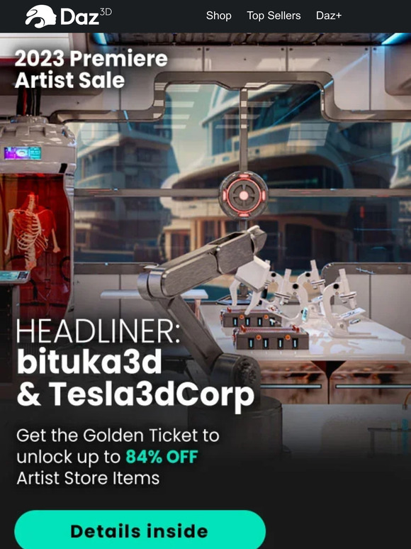 DAZ 3D: bituka3d & Tesla3dCorp, JWolf, and SF-Design Headline the 2023 ...