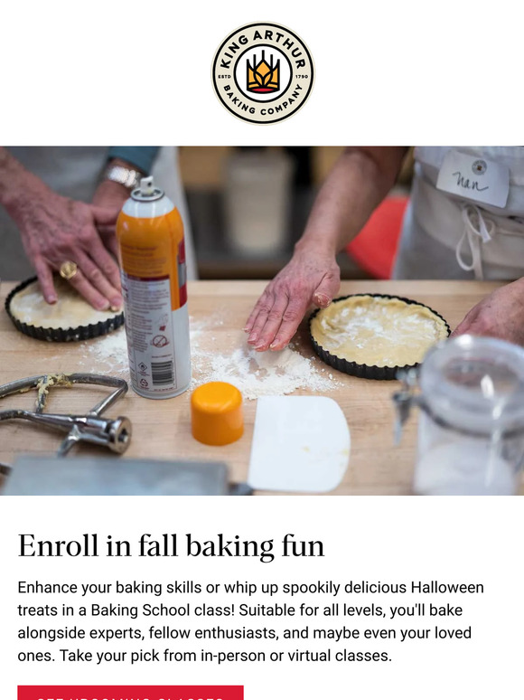King Arthur Baking Company: Baking School Classes this Fall 🍂 | Milled