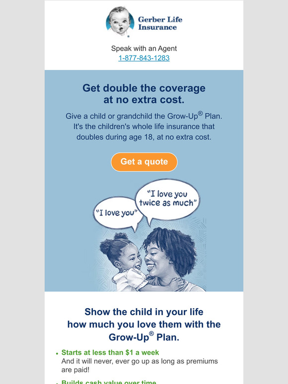 Gerber Life Insurance: Child whole life insurance facts | Milled