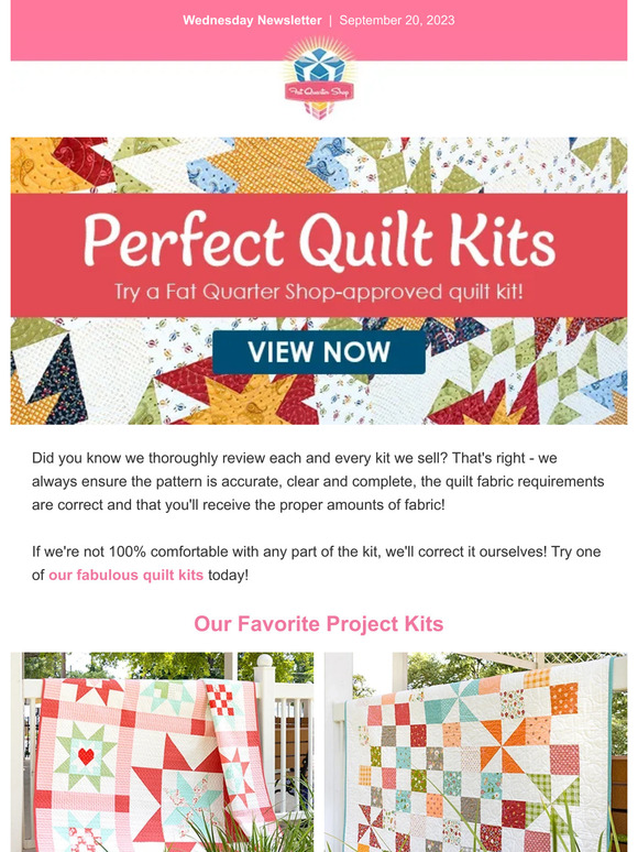 Fat Quarter Shop: Kits galore! Why not make your next project FQS ...