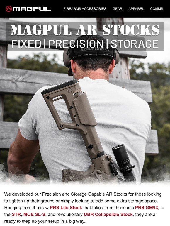 Magpul: Fixed, Precision, and Storage Stocks For Your AR | Milled