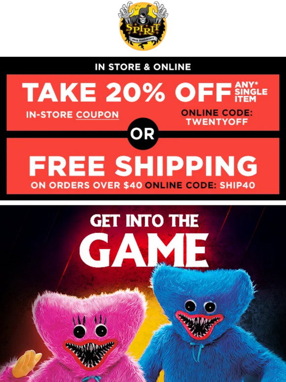 Spirit Halloween 💥 Poppy Playtime Fall Guys And More Milled
