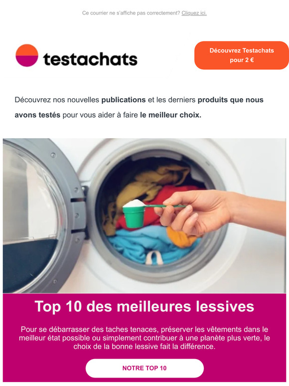 Testachats: Top 10 des meilleures lessives, choisir votre fournisseur d ...
