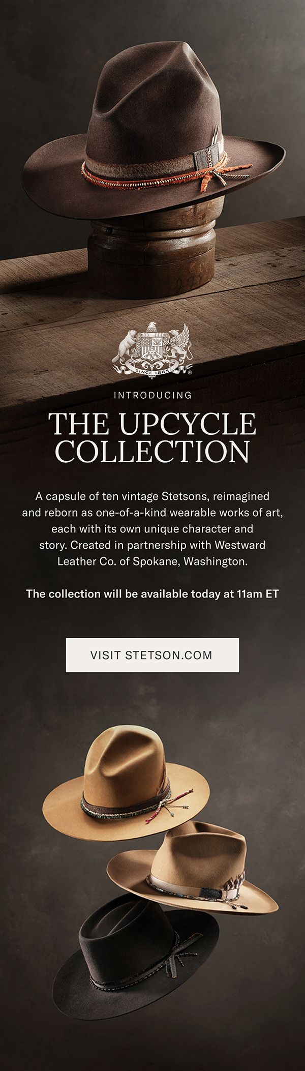 Stetson: The Limited Edition Upcycle Collection | Milled
