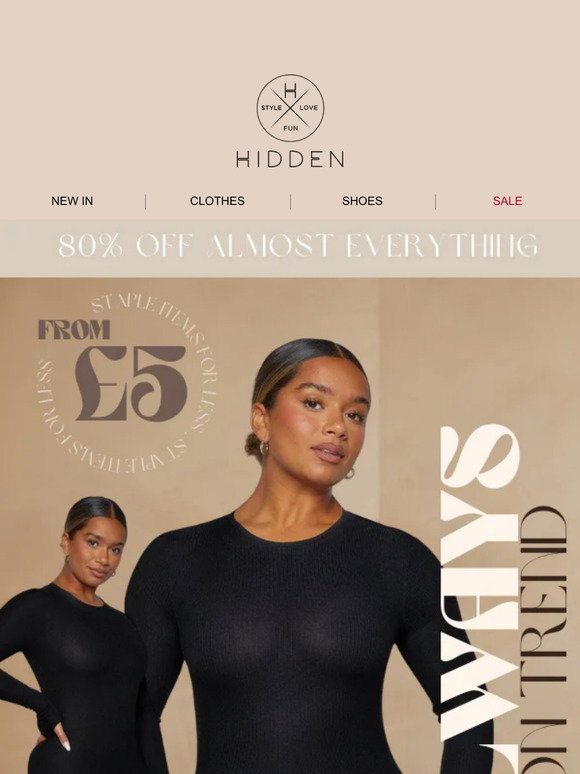 Hidden Fashion: Always On Trend [From £5] | Milled
