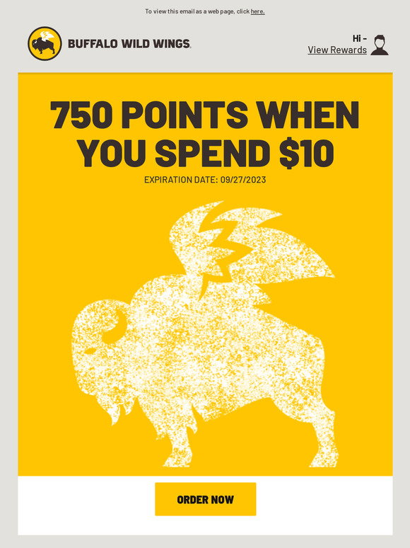 Buffalo Wild Wings: Touchdown! 750 Extra Points 🏈 | Milled