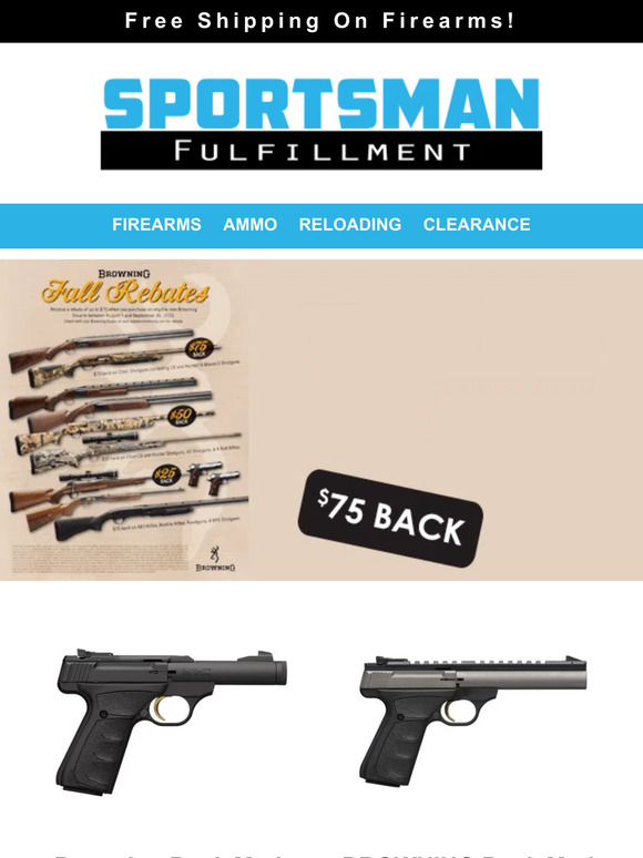 Fin Feather Fur Outfitters: Gigantic Savings On Browning Firearms ...