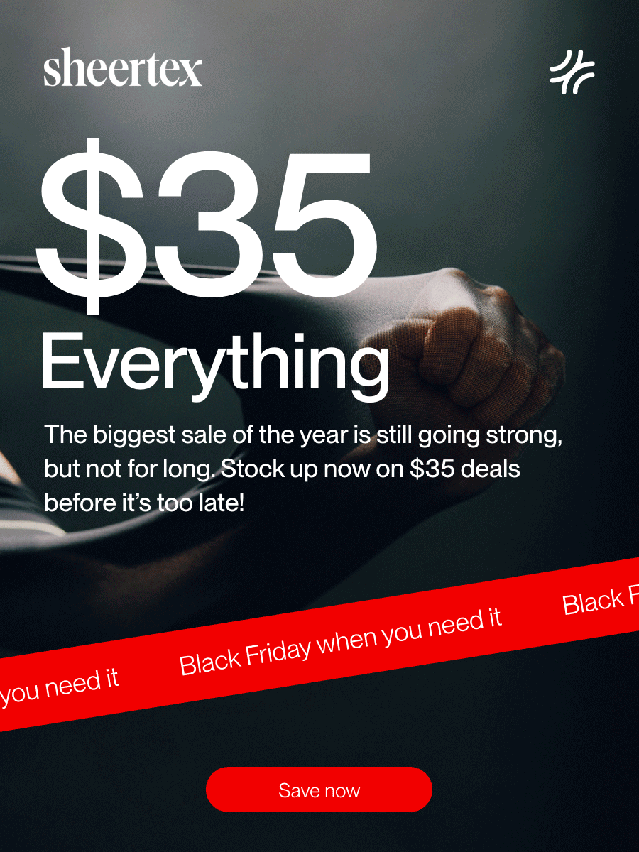 Sheertex Drop Everything 35 Sitewide Sale π₯ Milled