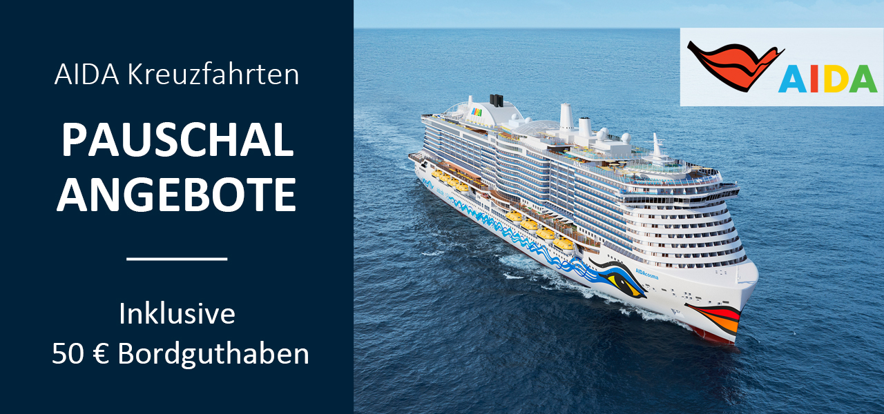 Dreamlines: Geschenkt: 50 € Bordguthaben zu Ihrer AIDA Kreuzfahrt im ...