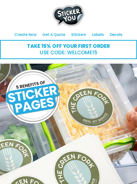 StickerYou: Here's why you should make some sticker pages! | Milled