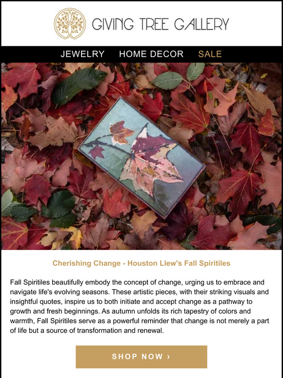 The Giving Tree Gallery: Embrace the Season of Fall with Houston Llew ...