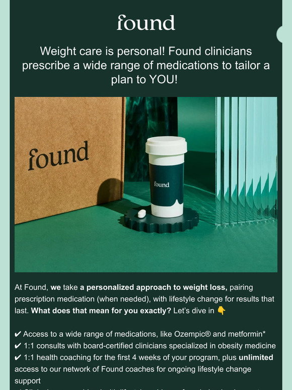 Found Health: What’s inside our medication toolkit? Ozempic®, metformin ...