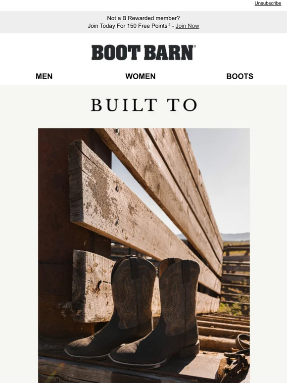 Boot Barn: Performance Boots With Advanced Comfort Tech | Milled