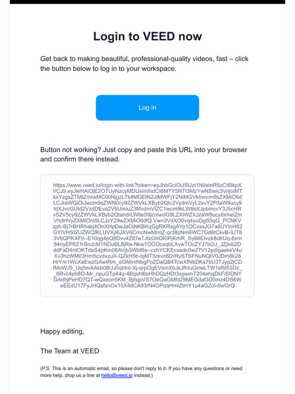 VEED: Your VEED Login Link is Here | Milled
