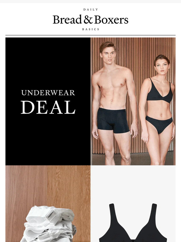 Bread & Boxers: Perfect time refresh your underwear drawer. ⚫ | Milled