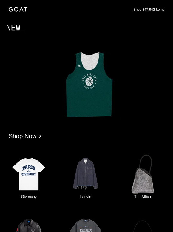 GOAT: [SEED]NEW IN: Stussy, Aimé Leon Dore, Givenchy and more | Milled