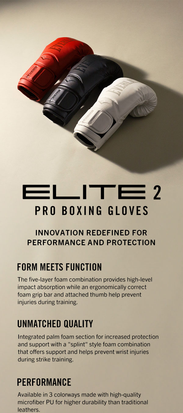 Everlast: New Elite 2 Pro Boxing Gloves: Designed for Performance and ...
