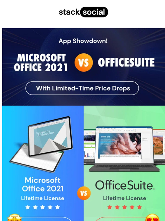 StackSocial: $35 Microsoft Office ⚔️ $30 OfficeSuite | Milled