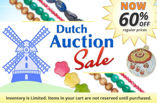 Fire Mountain Gems: Dutch Auction SALE 60% Off Alert | Milled