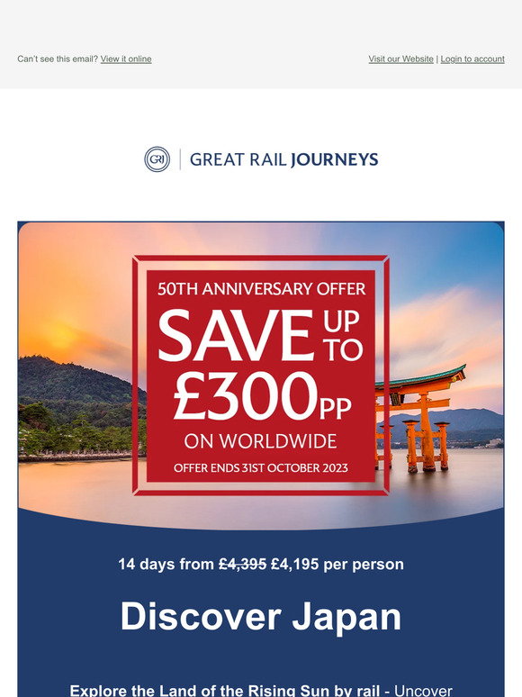 Great Rail Journeys: Explore the Land of the Rising Sun by rail | Milled