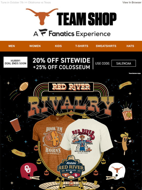 Texas Longhorns: Just Launched! Red River Rivalry Collection >> | Milled