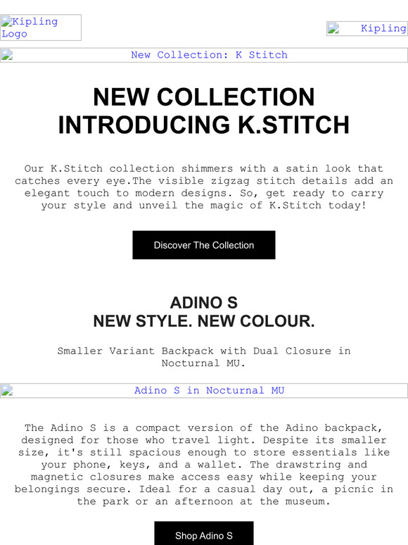 Kipling UK: Stitch & Shine: The Magical World of K.Stitch Unveiled ...