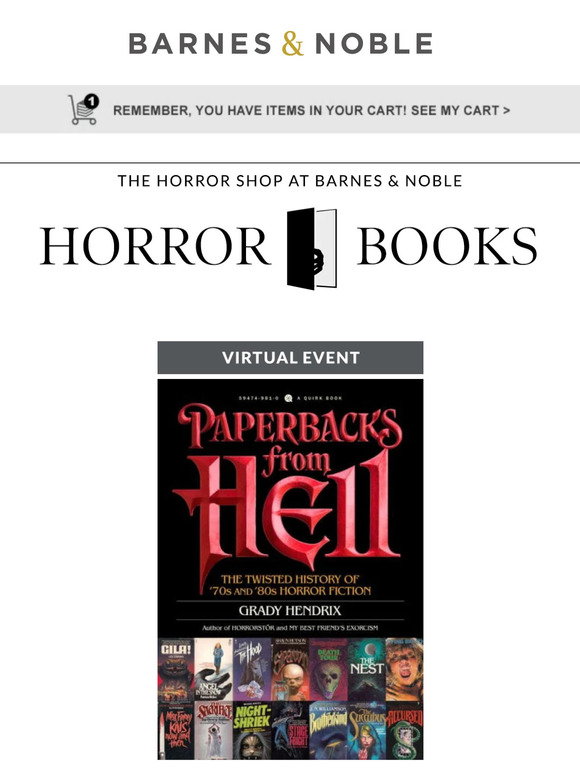 Barnes & Noble: Wonder where your horror obsession comes from? | Milled