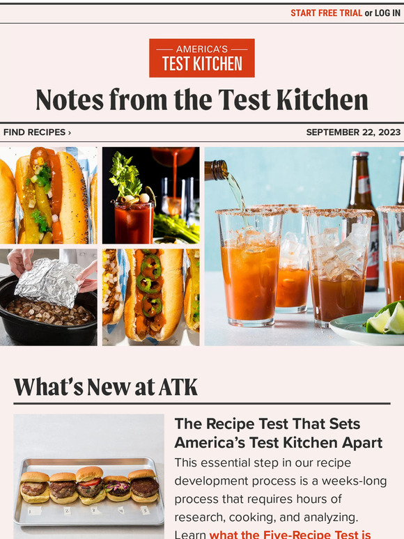 America's Test Kitchen: Why ATK Uses the 5-Recipe Test | Milled