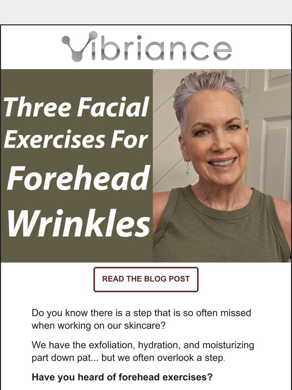 Vibriance: 3 Facial Exercises For Forehead Wrinkles | Milled