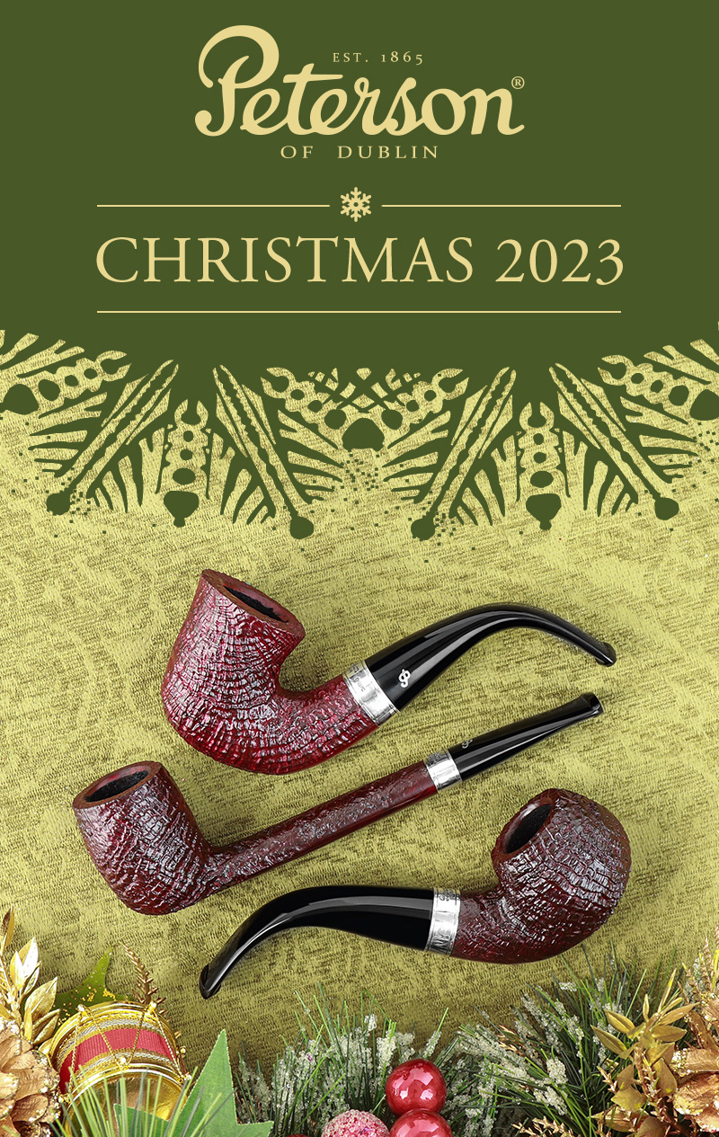 Smokingpipes: Peterson 2023 Christmas Pipes | Available Now | Milled