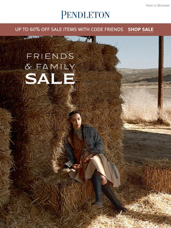 Pendleton: Friends & Family Sale: 25% off | Milled