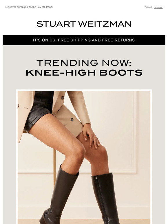 Stuart Weitzman: What to Wear Now: Knee-High Boots | Milled