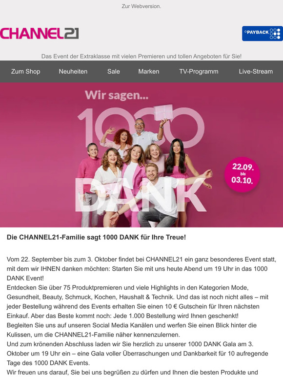 Channel21 DE: Wir sagen DANKE 💝 | Milled